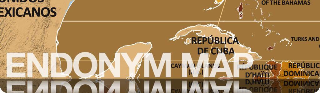 Endonym Map: World Map of Country Names in Their Local Languages